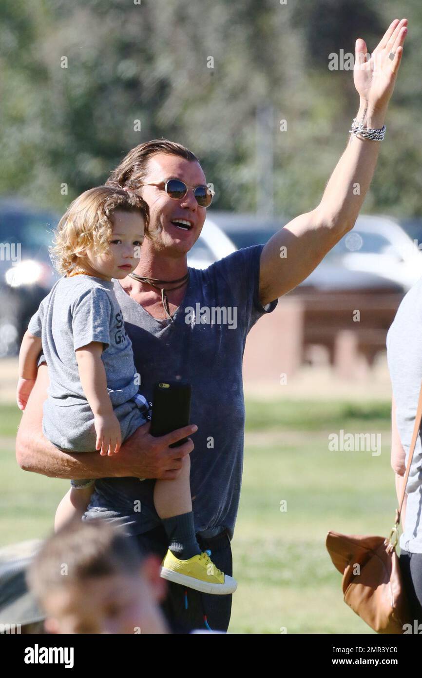 WORLDWIDE - Gavin Rossdale brings the kids to watch Zuma's football ...