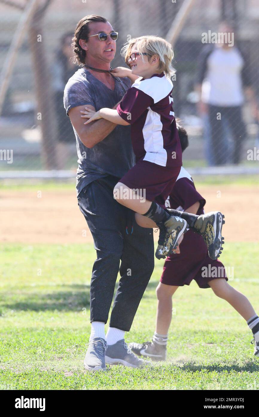 WORLDWIDE - Gavin Rossdale brings the kids to watch Zuma's football ...