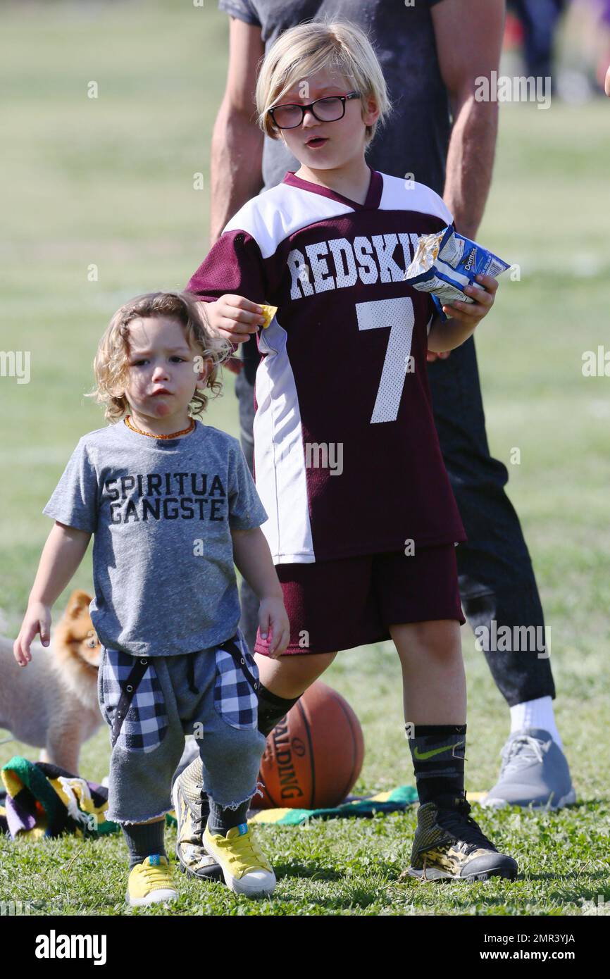 WORLDWIDE - Gavin Rossdale brings the kids to watch Zuma's football ...