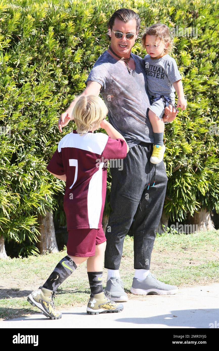 WORLDWIDE - Gavin Rossdale brings the kids to watch Zuma's football ...