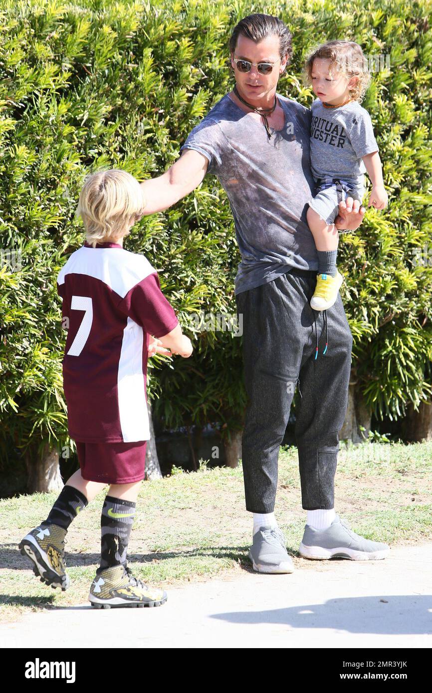 WORLDWIDE - Gavin Rossdale brings the kids to watch Zuma's football ...