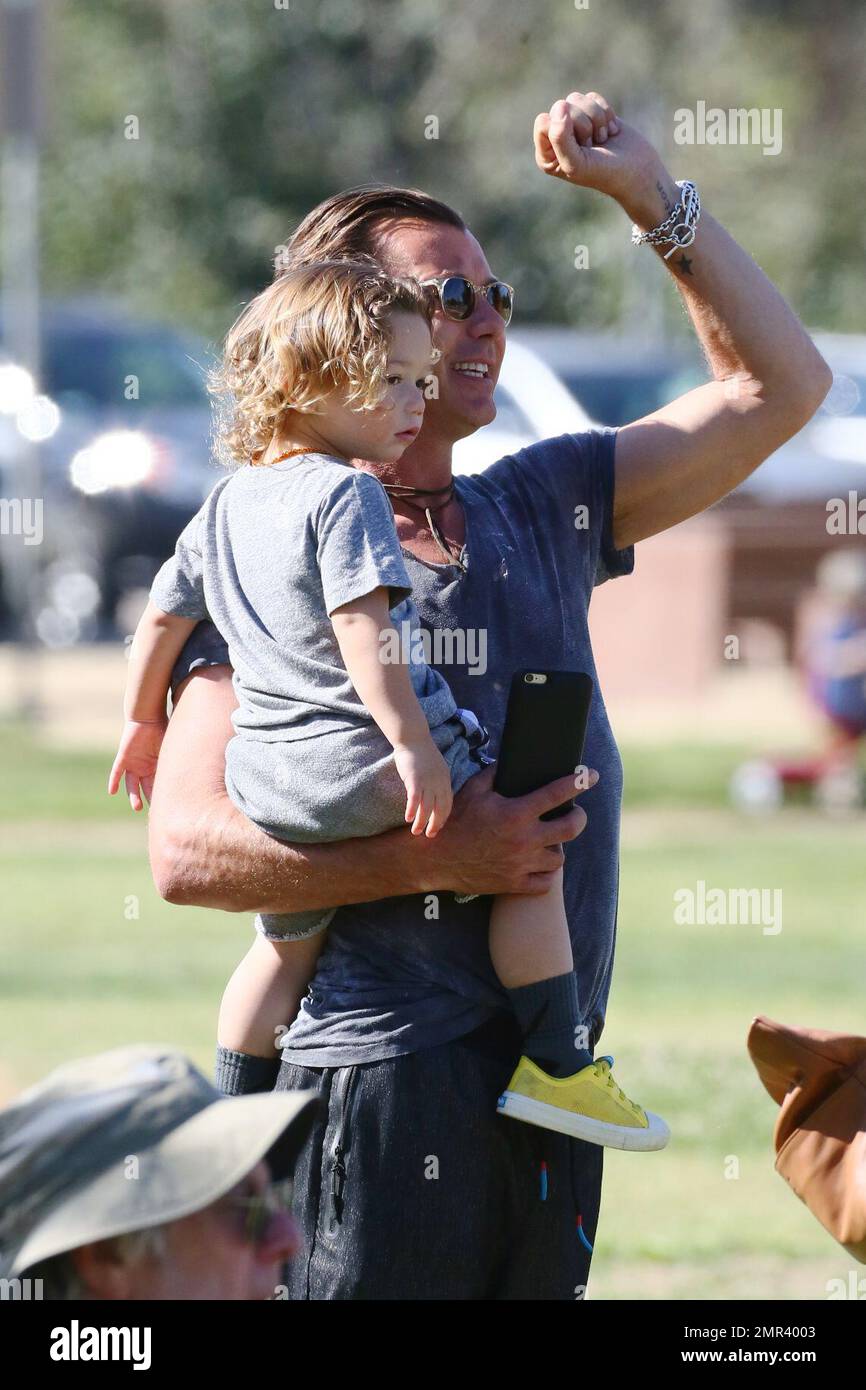 WORLDWIDE - Gavin Rossdale brings the kids to watch Zuma's football ...