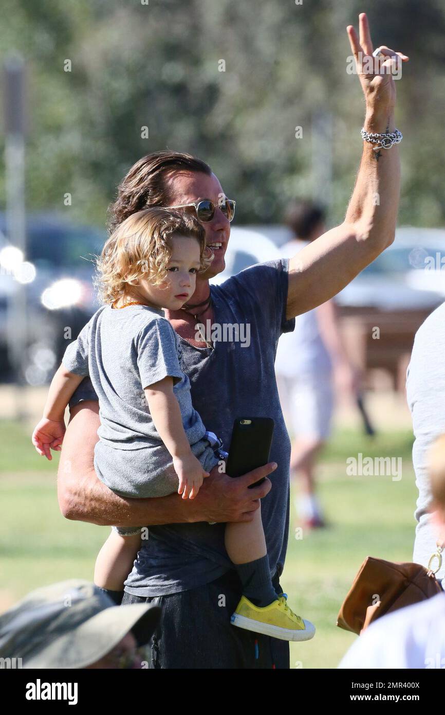 WORLDWIDE - Gavin Rossdale brings the kids to watch Zuma's football ...