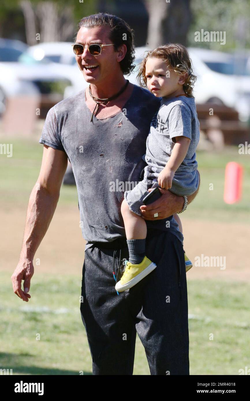 WORLDWIDE - Gavin Rossdale brings the kids to watch Zuma's football ...