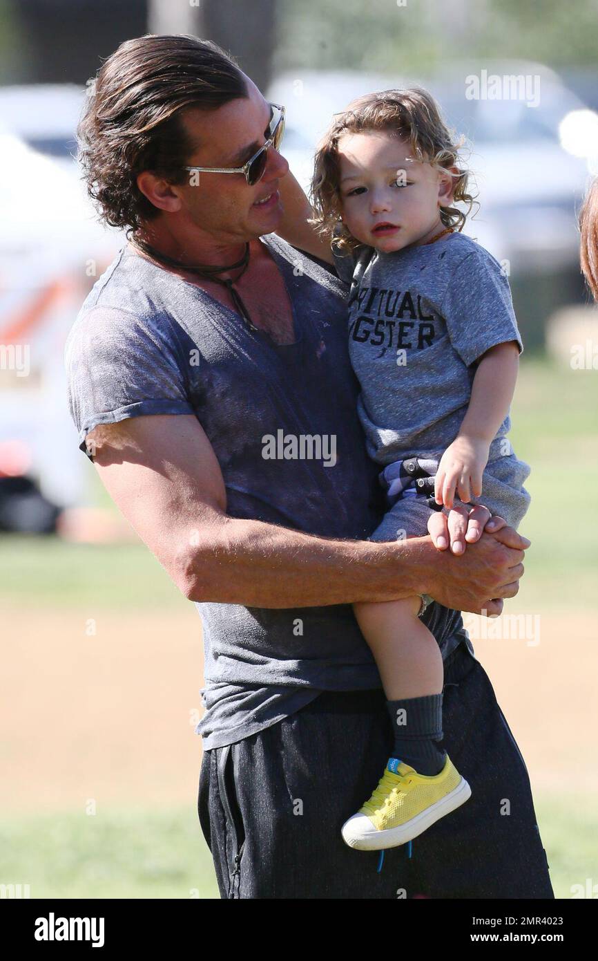 WORLDWIDE - Gavin Rossdale brings the kids to watch Zuma's football ...