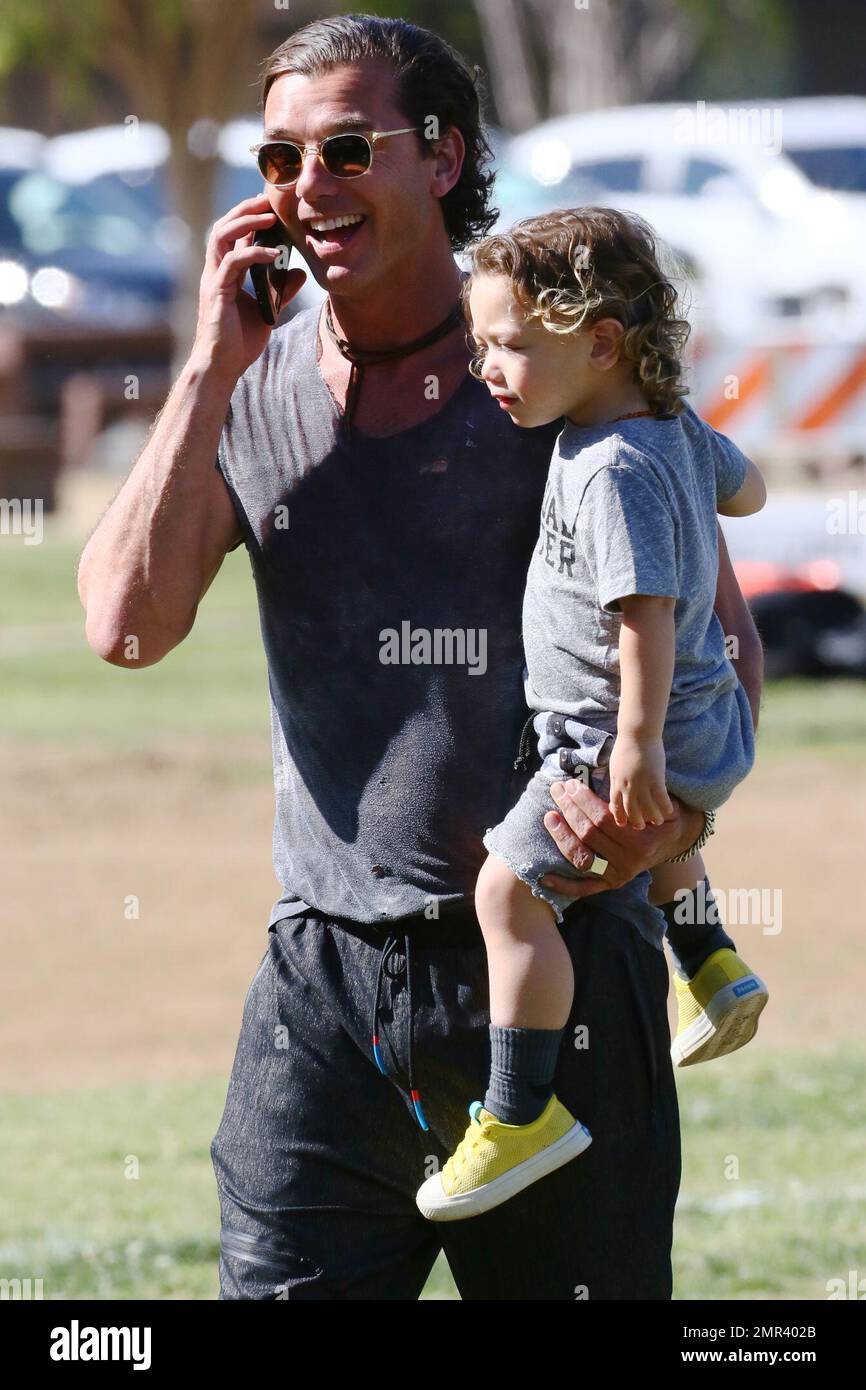 WORLDWIDE - Gavin Rossdale brings the kids to watch Zuma's football ...