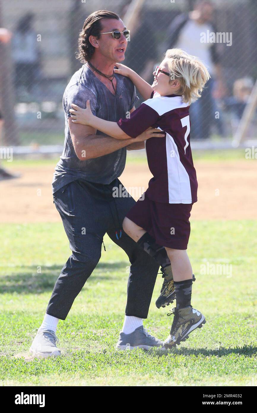WORLDWIDE - Gavin Rossdale brings the kids to watch Zuma's football ...