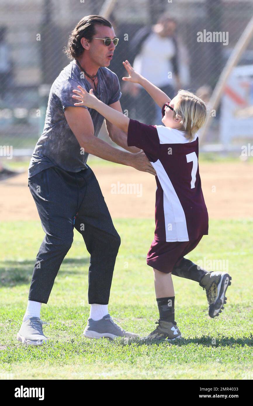 WORLDWIDE - Gavin Rossdale brings the kids to watch Zuma's football ...