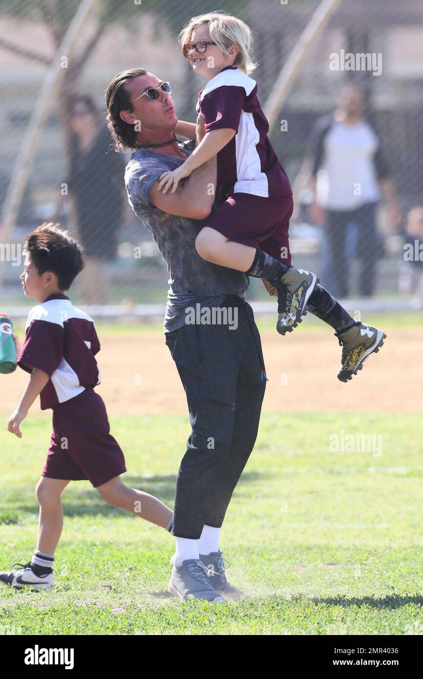 WORLDWIDE - Gavin Rossdale brings the kids to watch Zuma's football ...