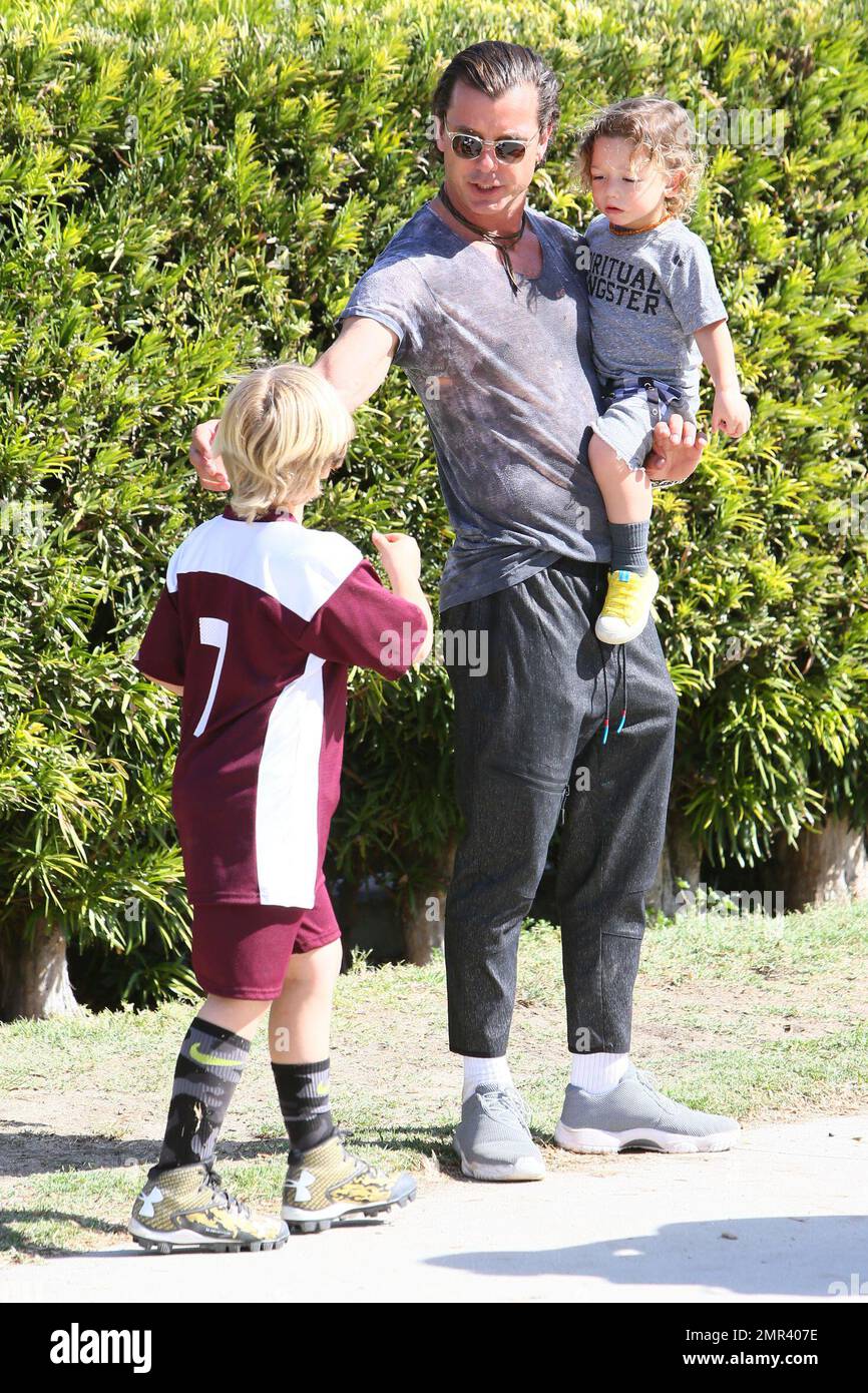 WORLDWIDE - Gavin Rossdale brings the kids to watch Zuma's football ...