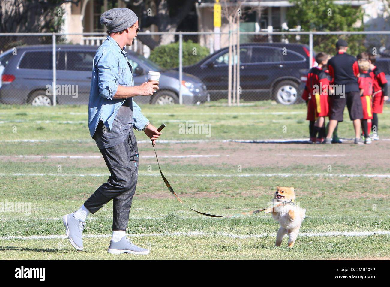 WORLDWIDE - Gavin Rossdale brings the kids to watch Zuma's football ...