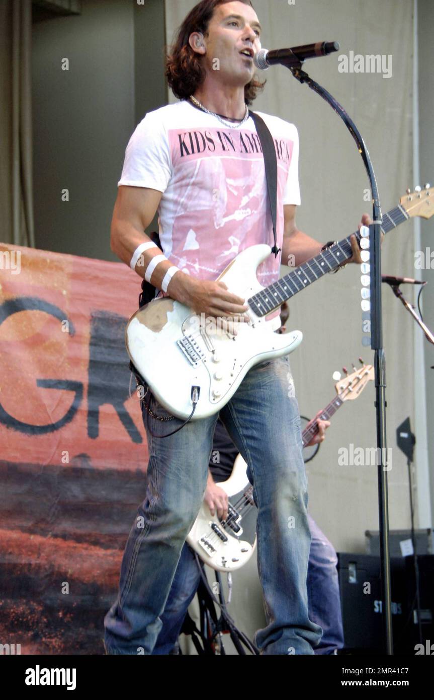 Musician Gavin Rossdale performs live at Petrillo Music Shell during ...