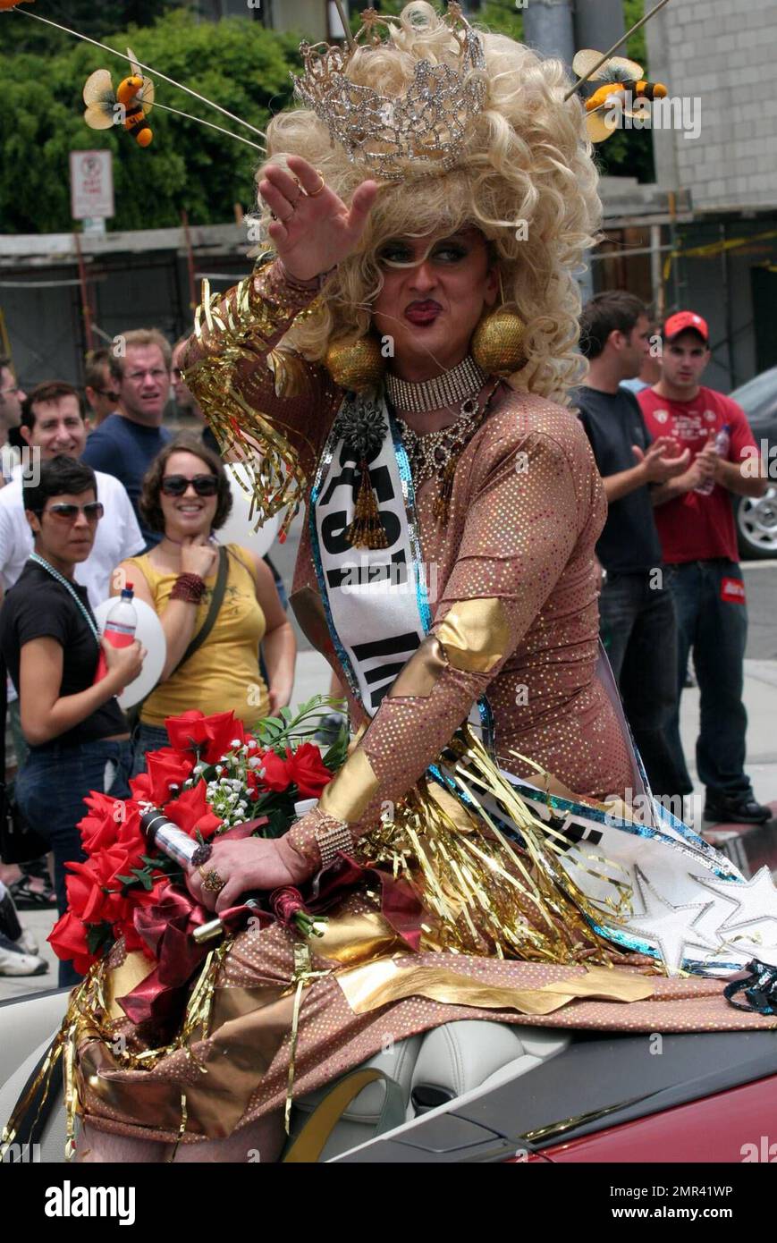 Participants in the West Hollywood annual Gay Pride Parade. 06/12/05 ...