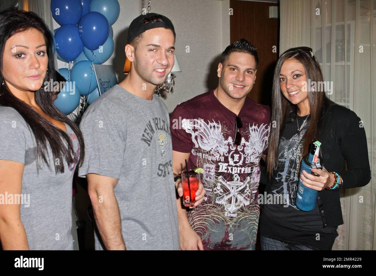 Jenni "J-Woww" Farely, Mike " The Situation" Sorrentino, Ronnie Magro ...