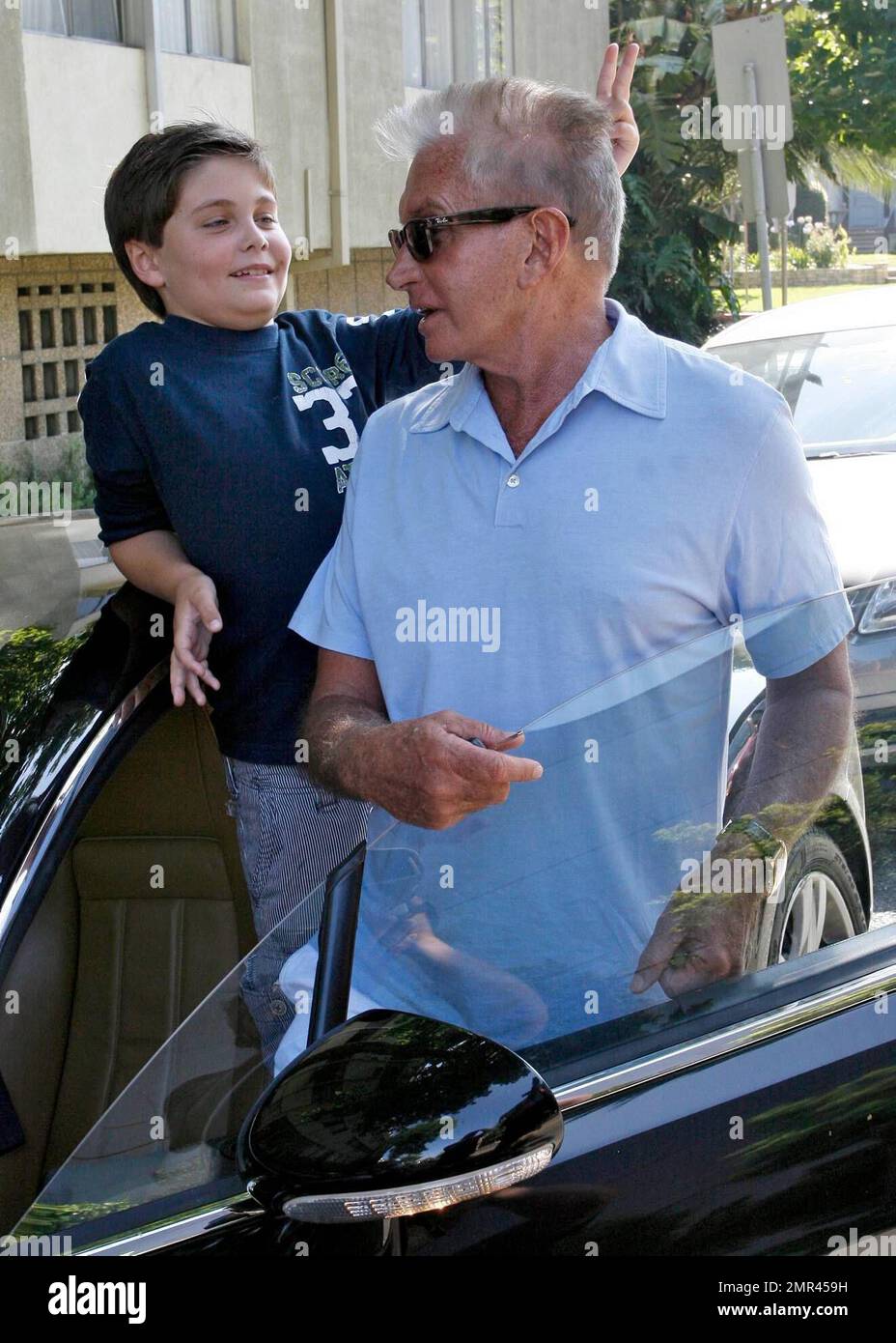 Exclusive!! George Hamilton and his son GT (George Thomas) playfully ...