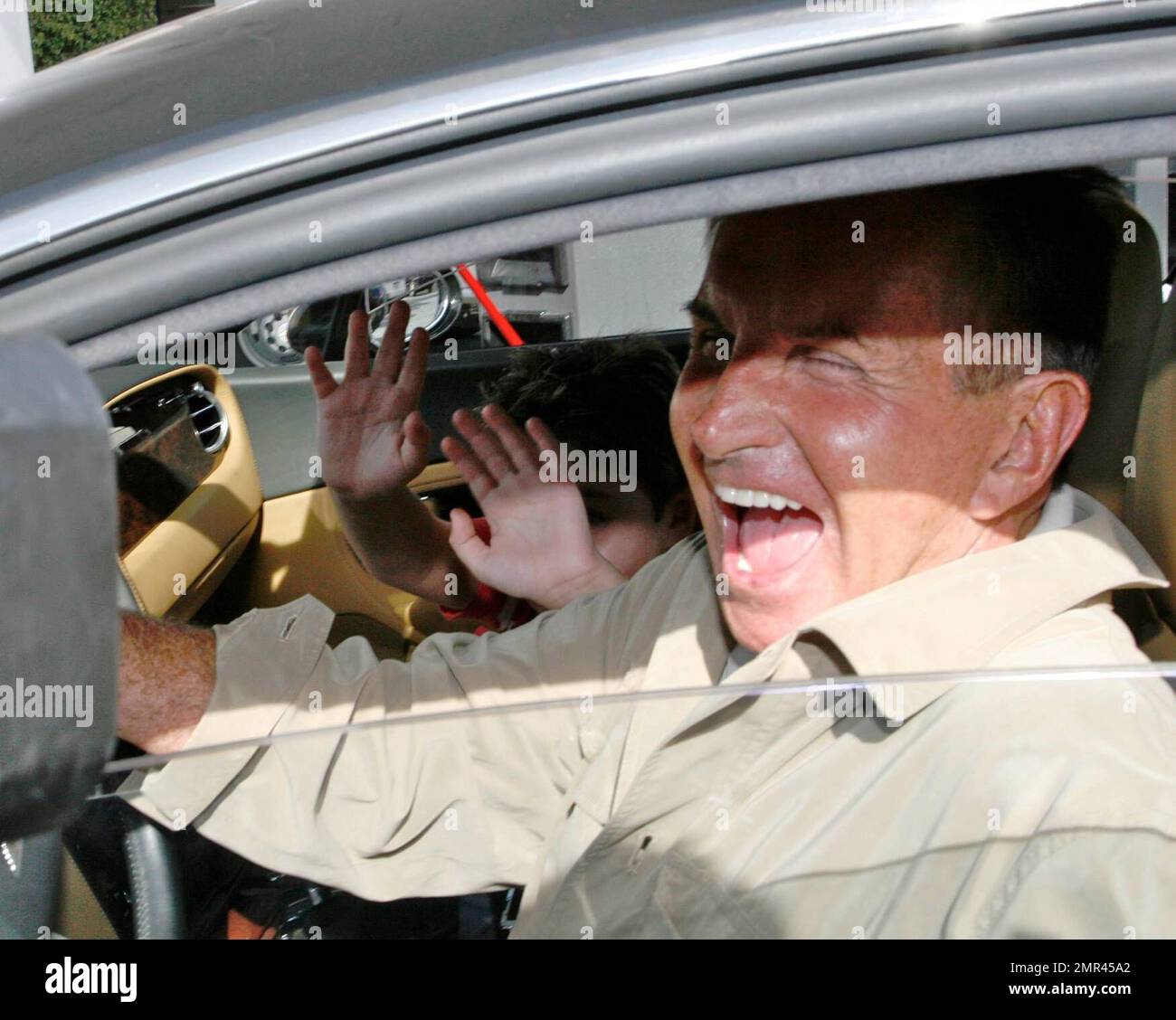 George Hamilton celebrates his 69th birthday with his son GT (George ...