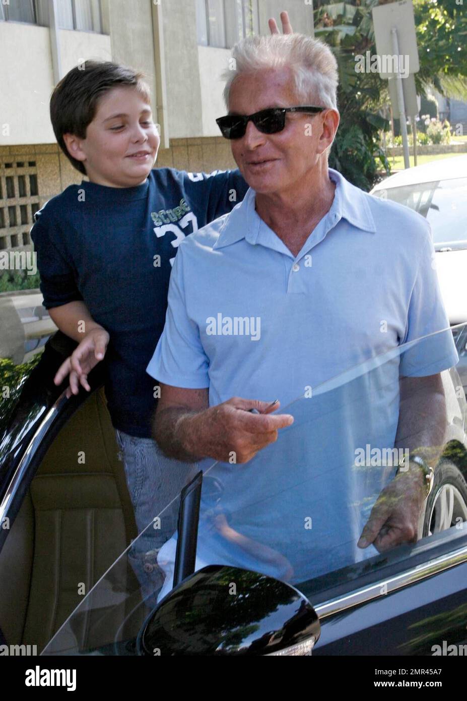 Exclusive!! George Hamilton and his son GT (George Thomas) playfully ...