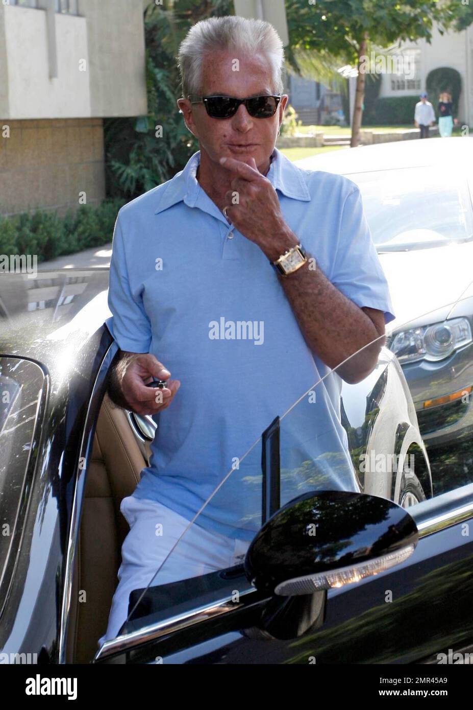 Exclusive!! George Hamilton and his son GT (George Thomas) playfully ...