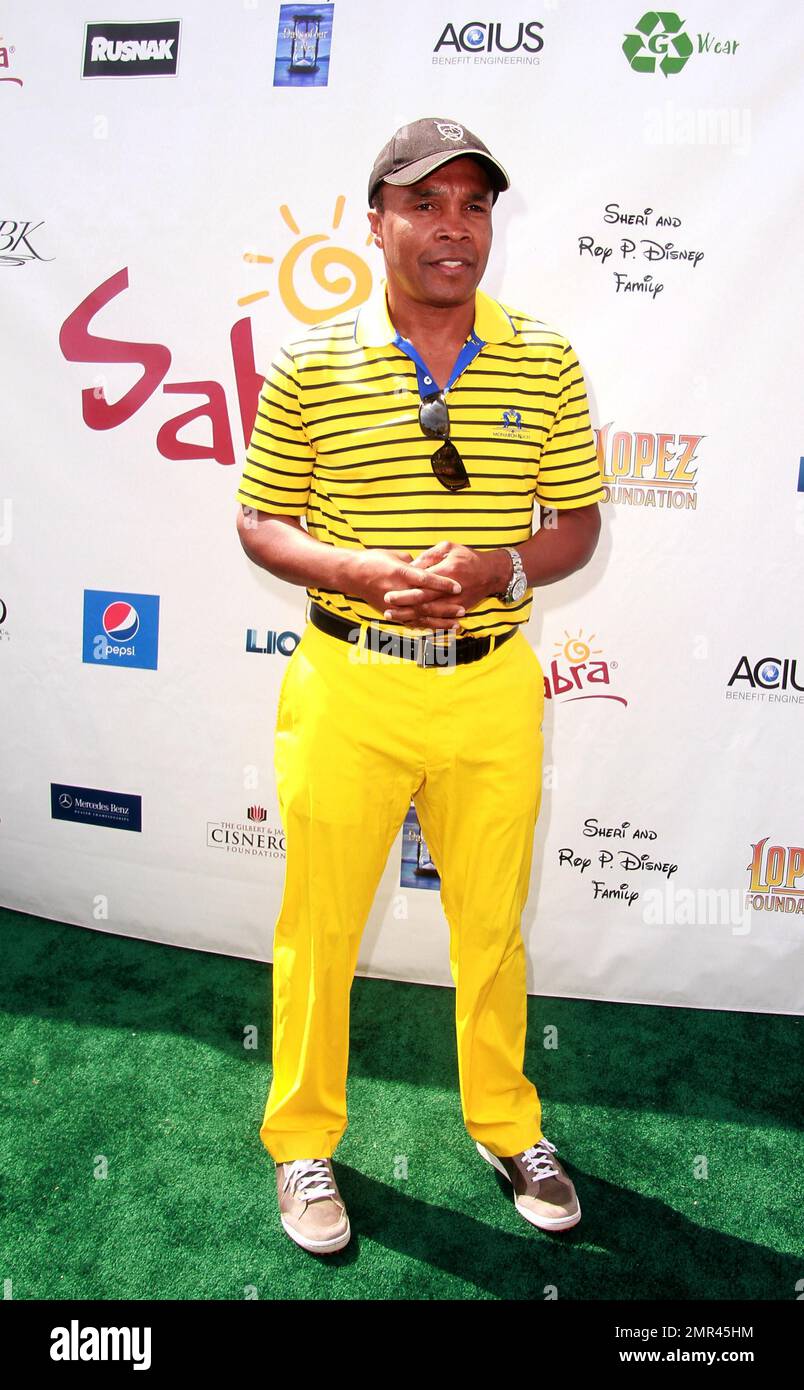 Sugar Ray Leonard attends the 7th annual George Lopez Celebrity Golf ...