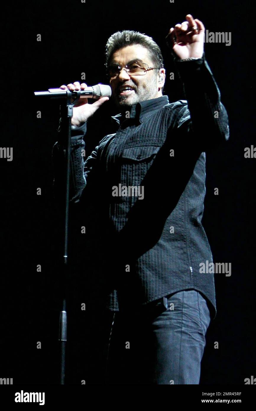 George Michael celebrates his 45th birthday by performing at the Forum ...