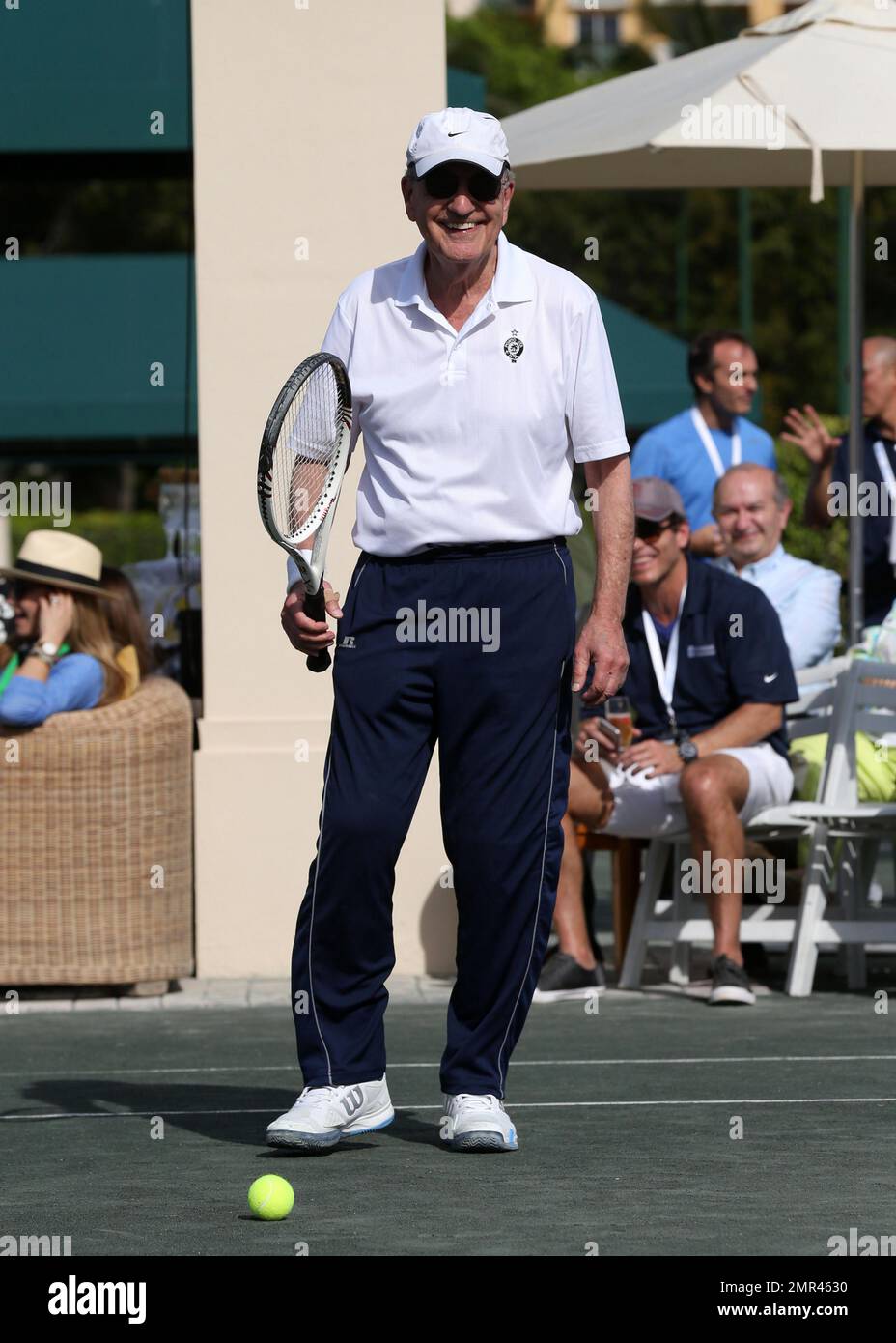 Former US Senator George Mitchell tries his hand at the 7th Annual All ...