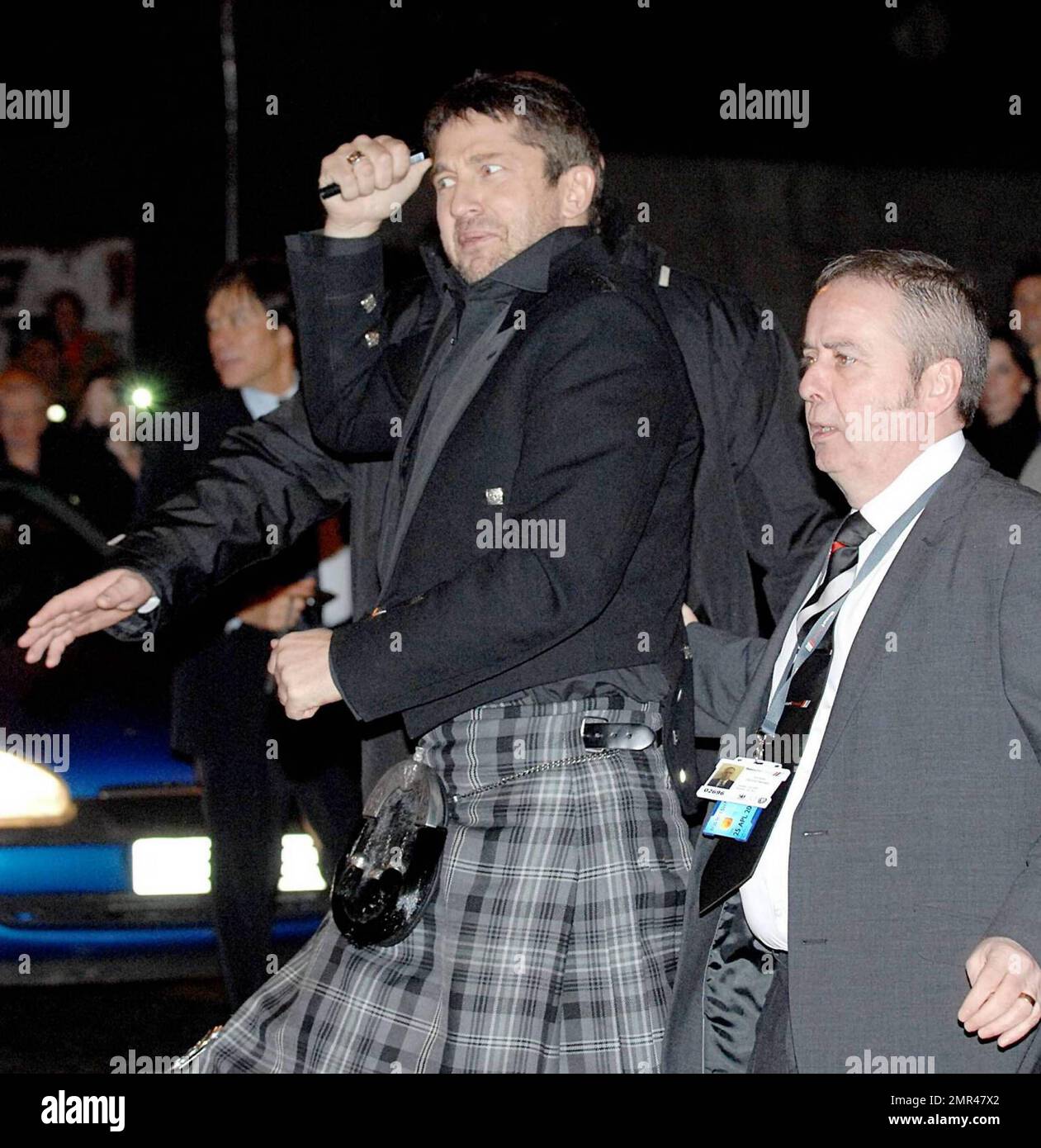 Gerard butler kilt hi-res stock photography and images - Alamy