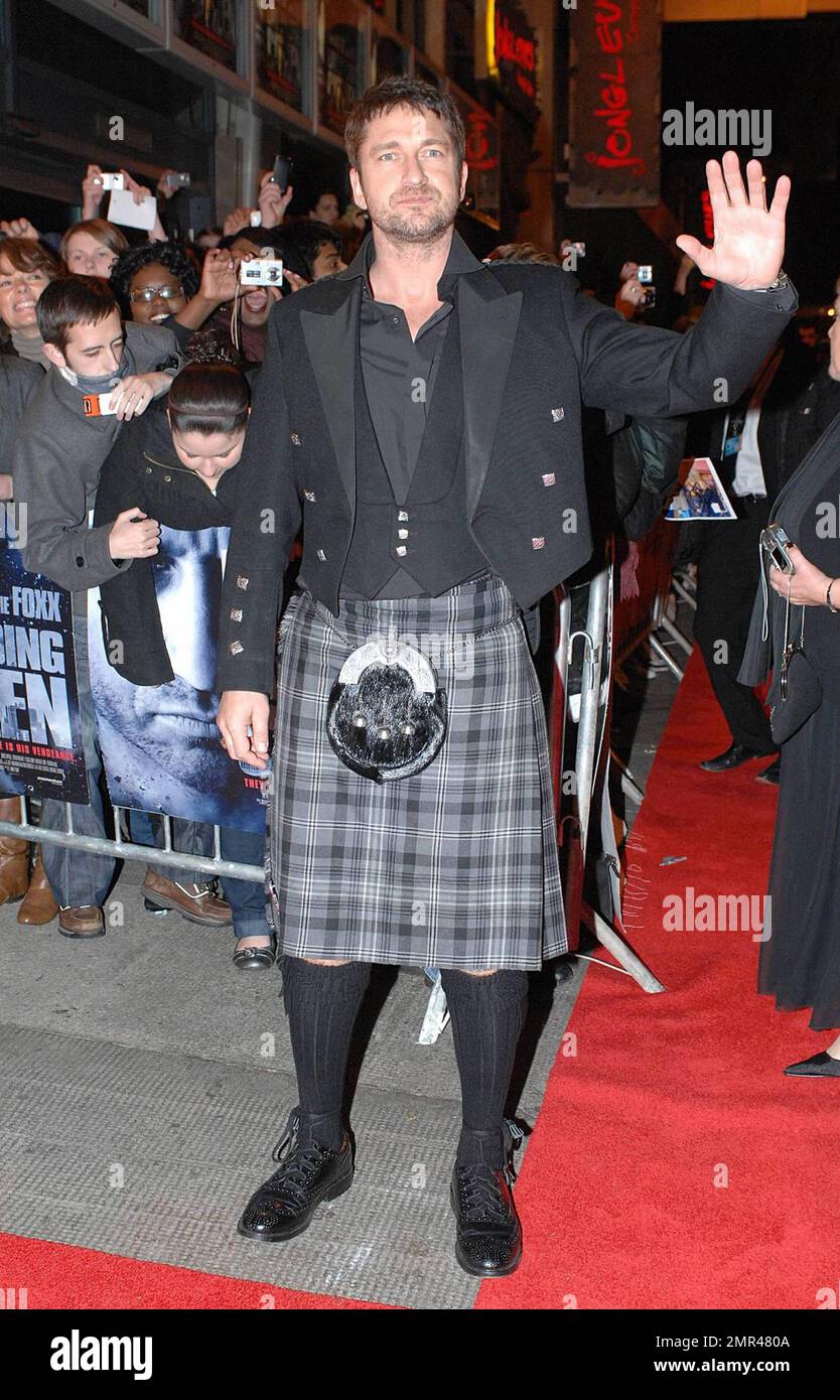 Gerard butler kilt hi-res stock photography and images - Alamy