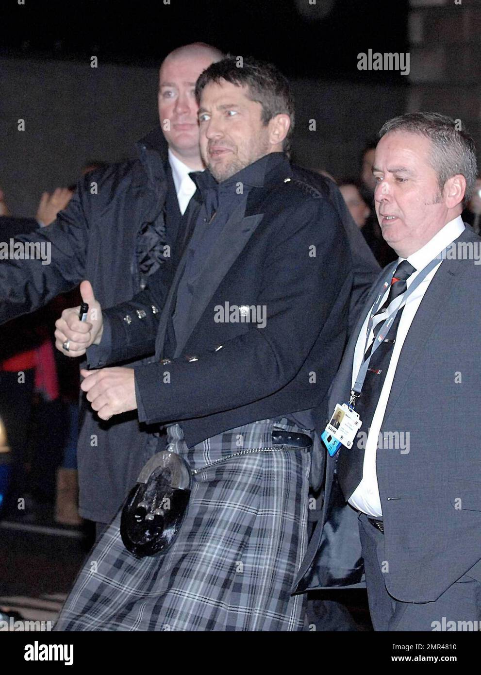 Gerard butler kilt hi-res stock photography and images - Alamy