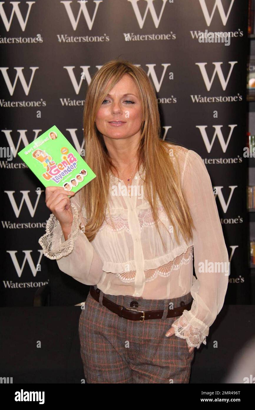 Ex Spice Girl Geri Halliwell signs copies of her book, "Ugenia Lavender ...