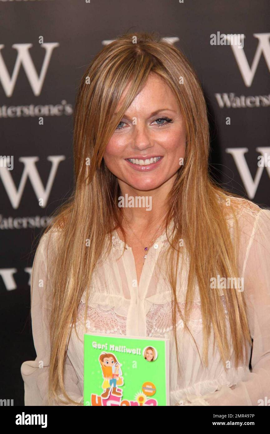 Ex Spice Girl Geri Halliwell signs copies of her book, "Ugenia Lavender ...