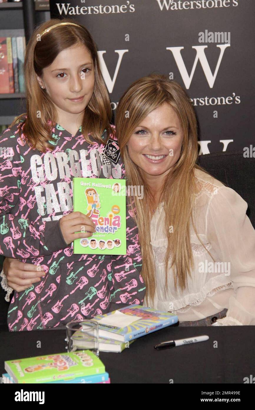 Ex Spice Girl Geri Halliwell signs copies of her book, "Ugenia Lavender ...
