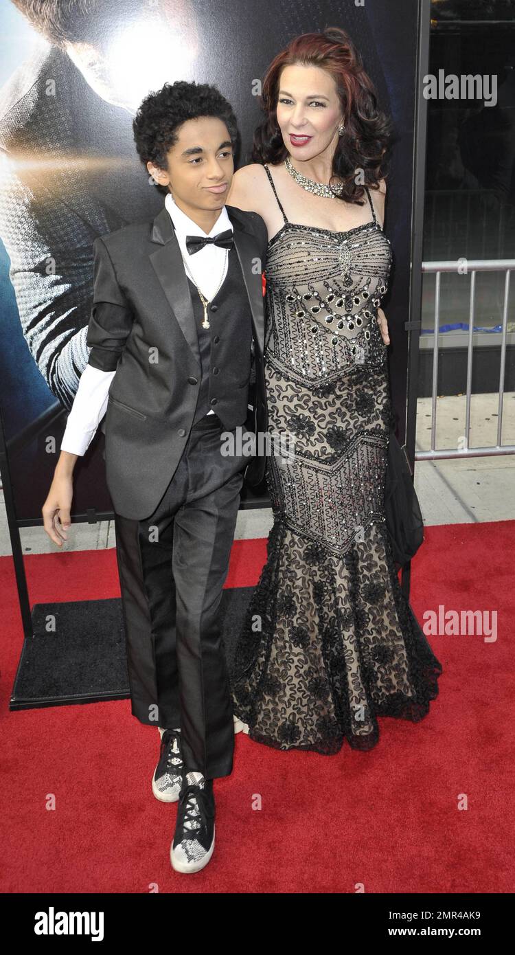 James Brown II and Tomi Rae at the 'Get On Up' premiere at The Apollo ...