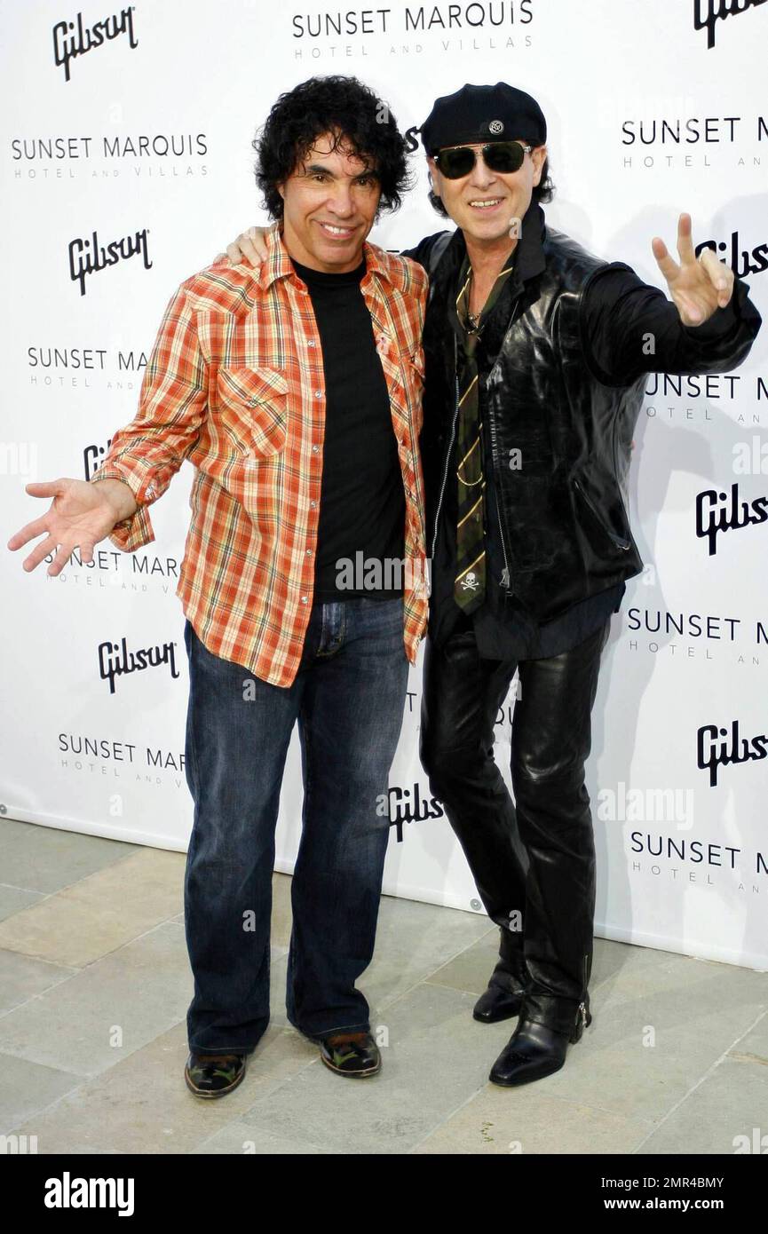 Claus Meine and John Oates arrive at the Gibson Through the Lens photo ...