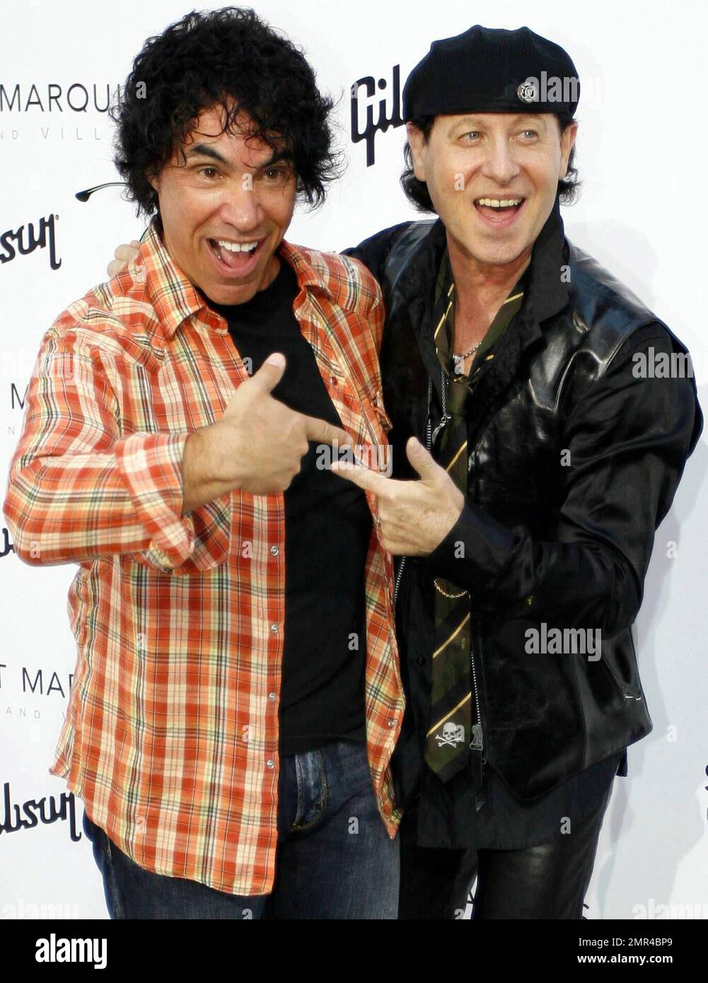 Claus Meine and John Oates arrive at the Gibson Through the Lens photo ...