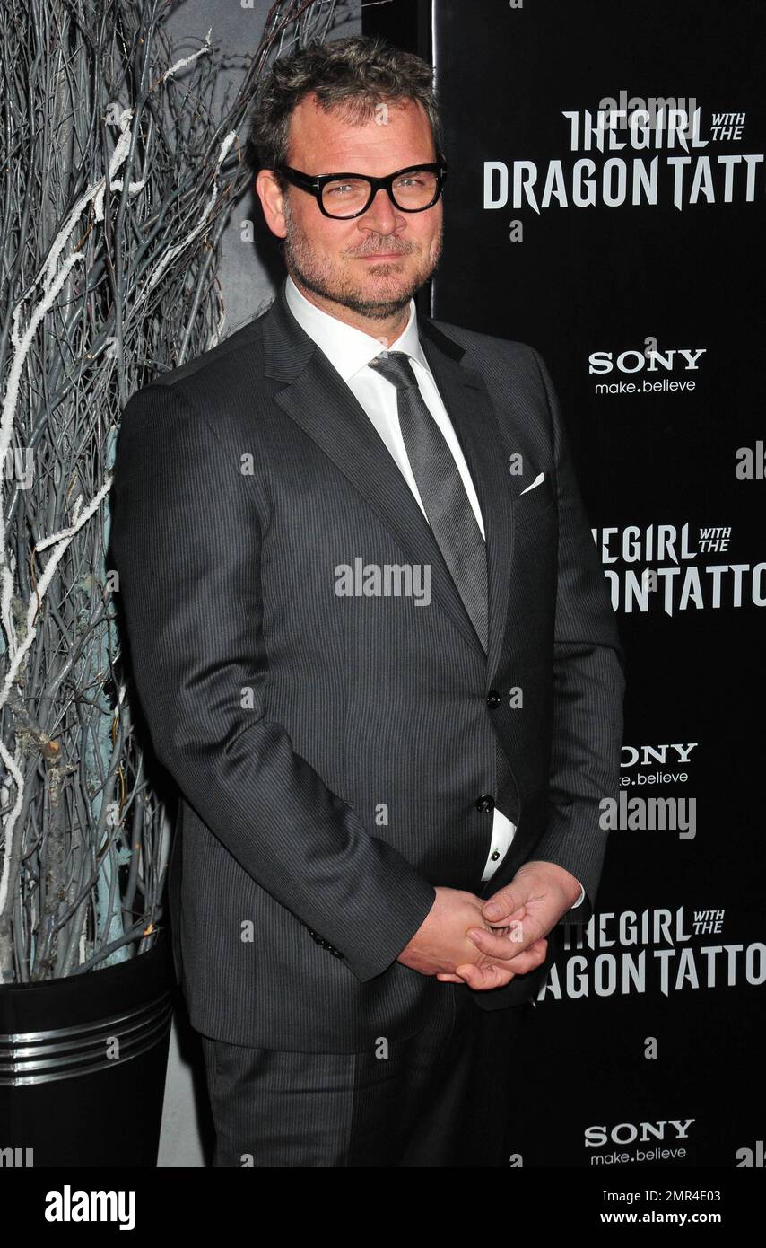 Yorick van Wageningen at the premiere of "The Girl with the Dragon ...