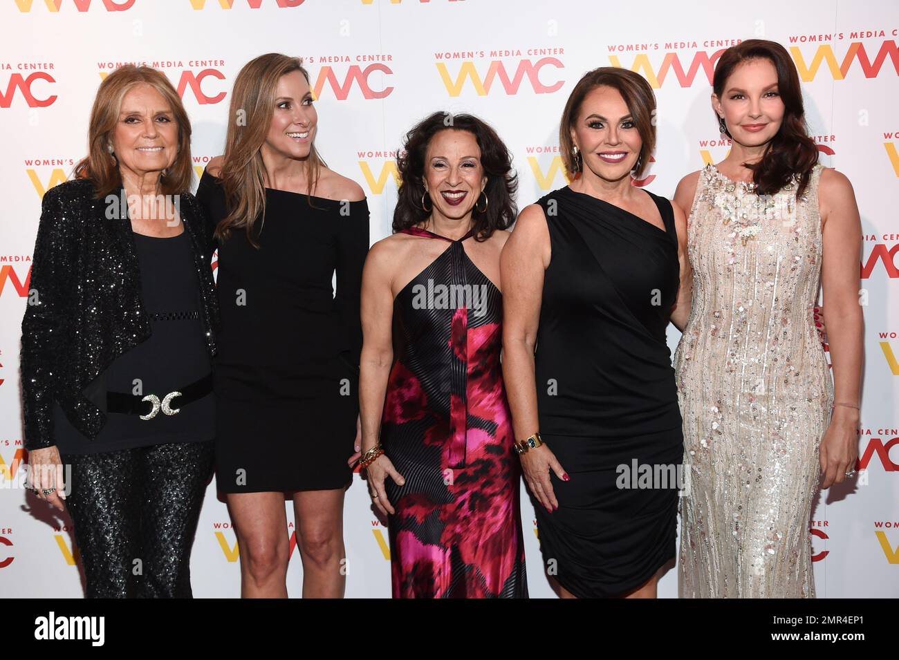 Gloria Steinem, left, Gail Tifford, Maria Hinojosa, María Elena Salinas ...