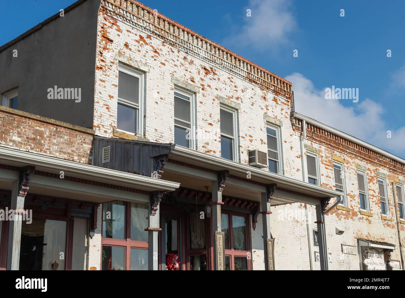 Polo, Illinois - United States - January 24th, 2023: Exterior of old ...