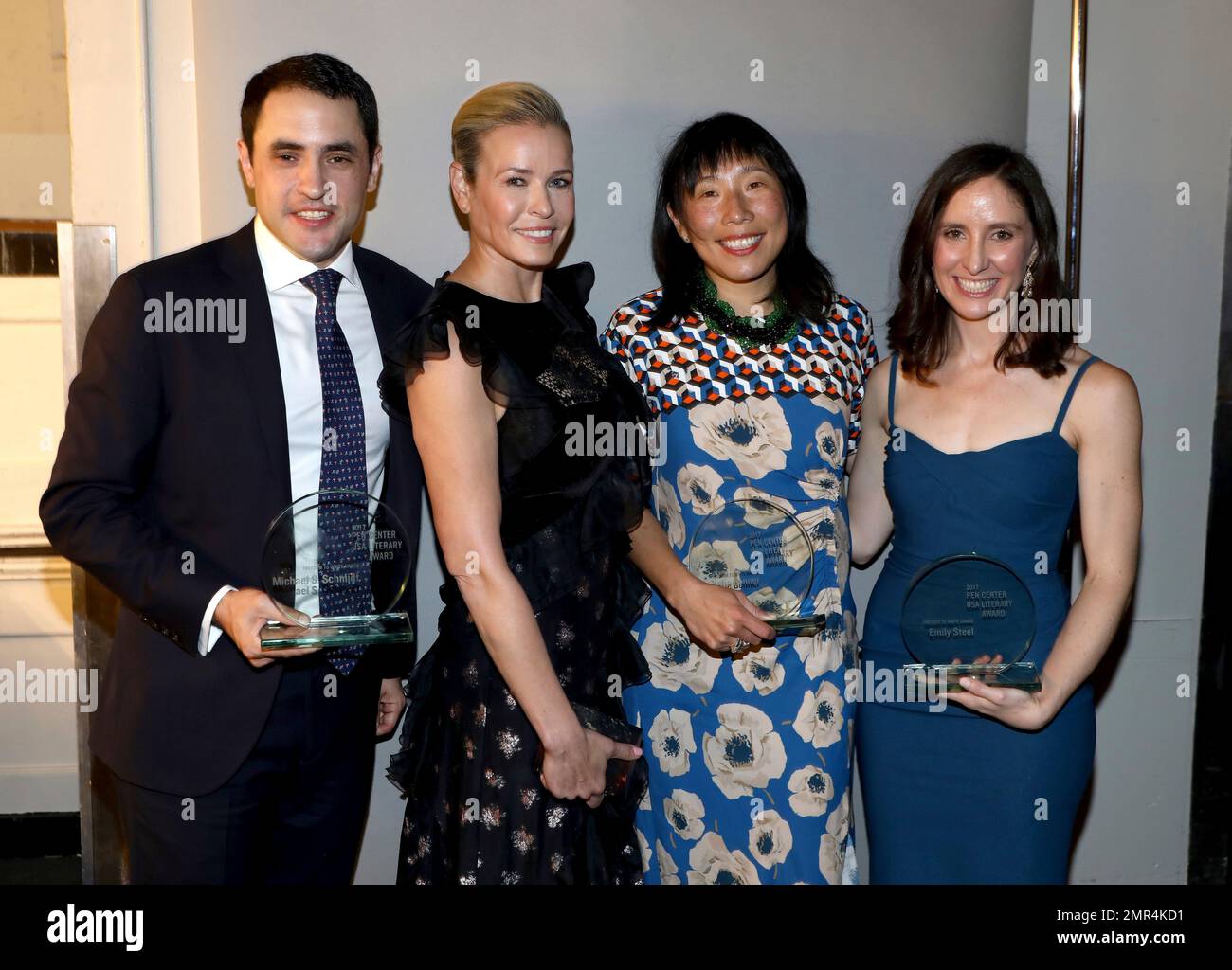 Michael Schmidt, from left, Chelsea Handler, Katie Benner and Emily ...