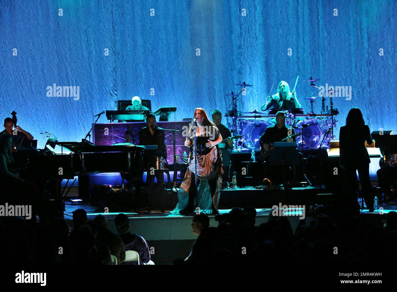 Amy Lee, Tim McCord, Will Hunt, Troy McLawhorn and Jen Majura with ...