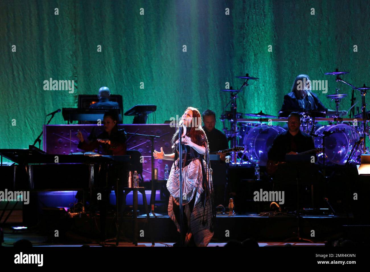 Amy Lee, Tim McCord, Will Hunt, Troy McLawhorn and Jen Majura with ...