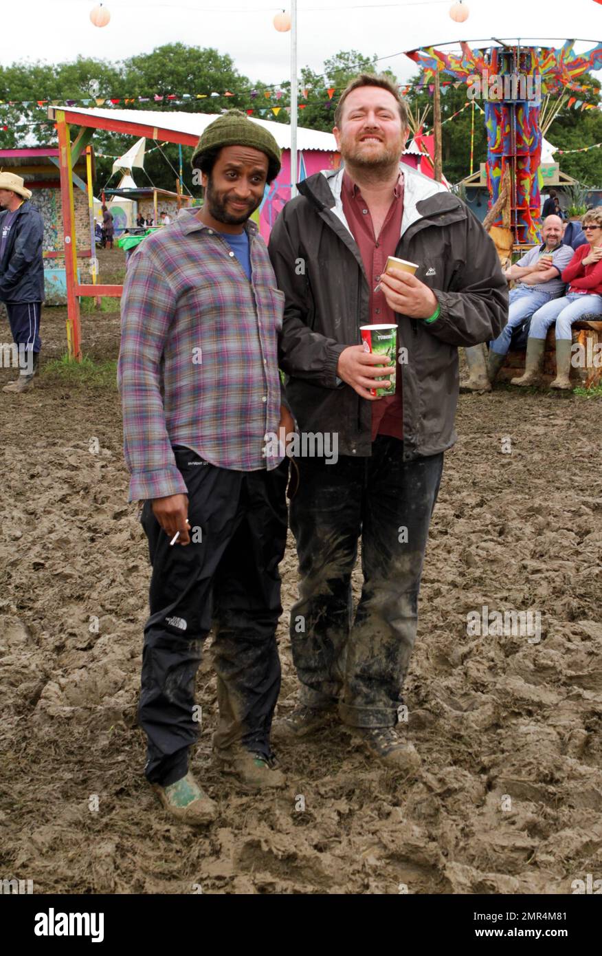 Guy Garvey and Elbow at day four of the Glastonbury Music Festival ...