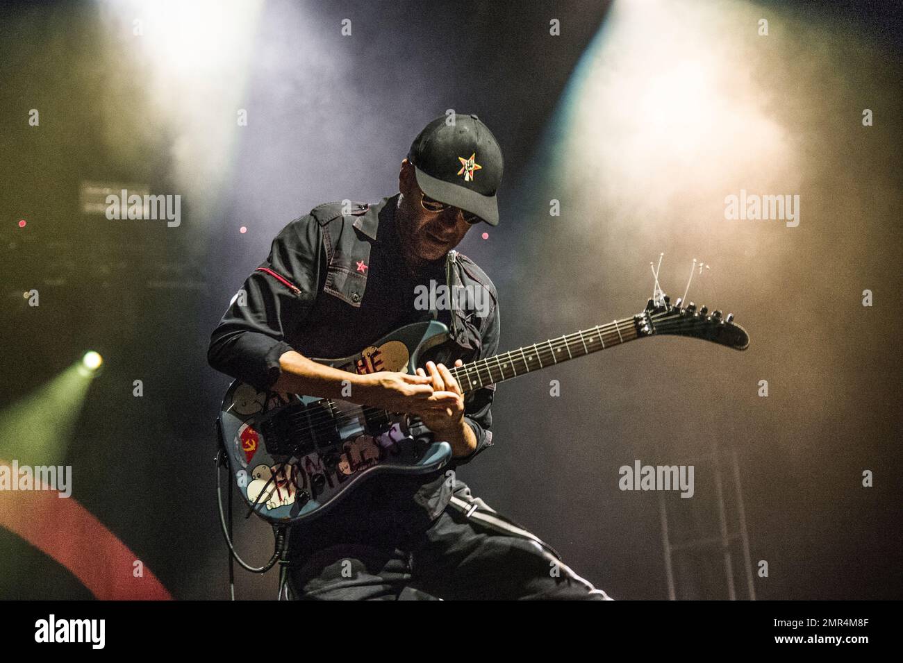 Tom Morello of Prophets of Rage performs at the Voodoo Music Experience ...