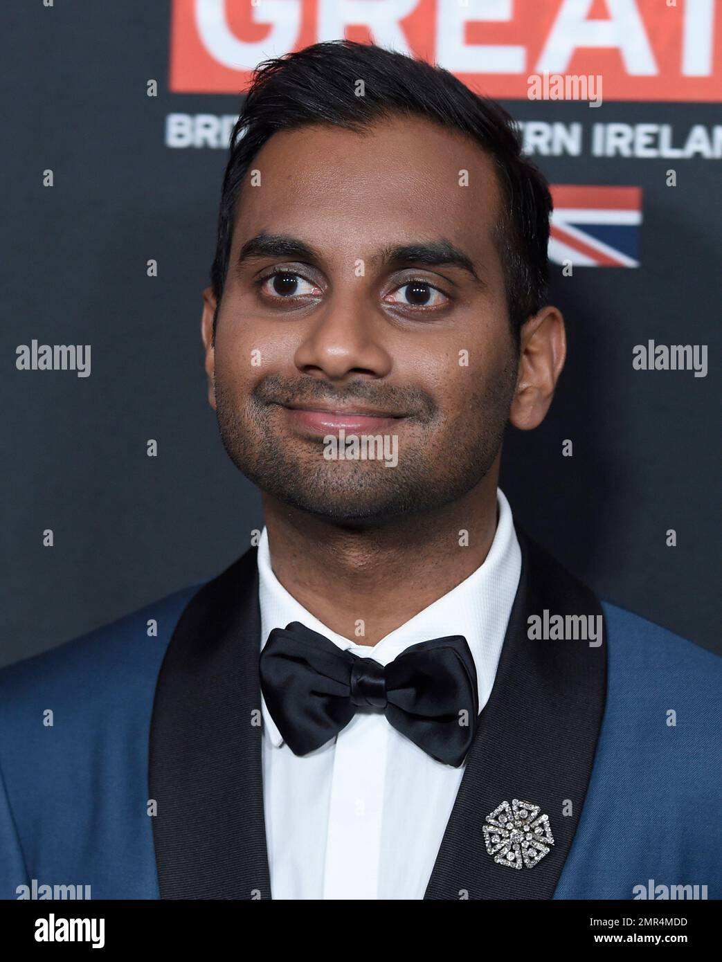Aziz Ansari arrives at the BAFTA Los Angeles Britannia Awards at the ...
