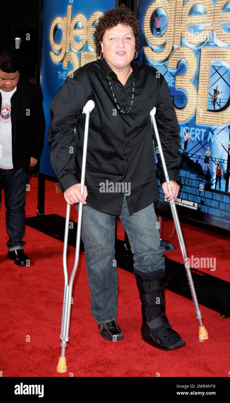 Actress Dot Jones arrives at the premiere of "Glee: The 3D Concert ...