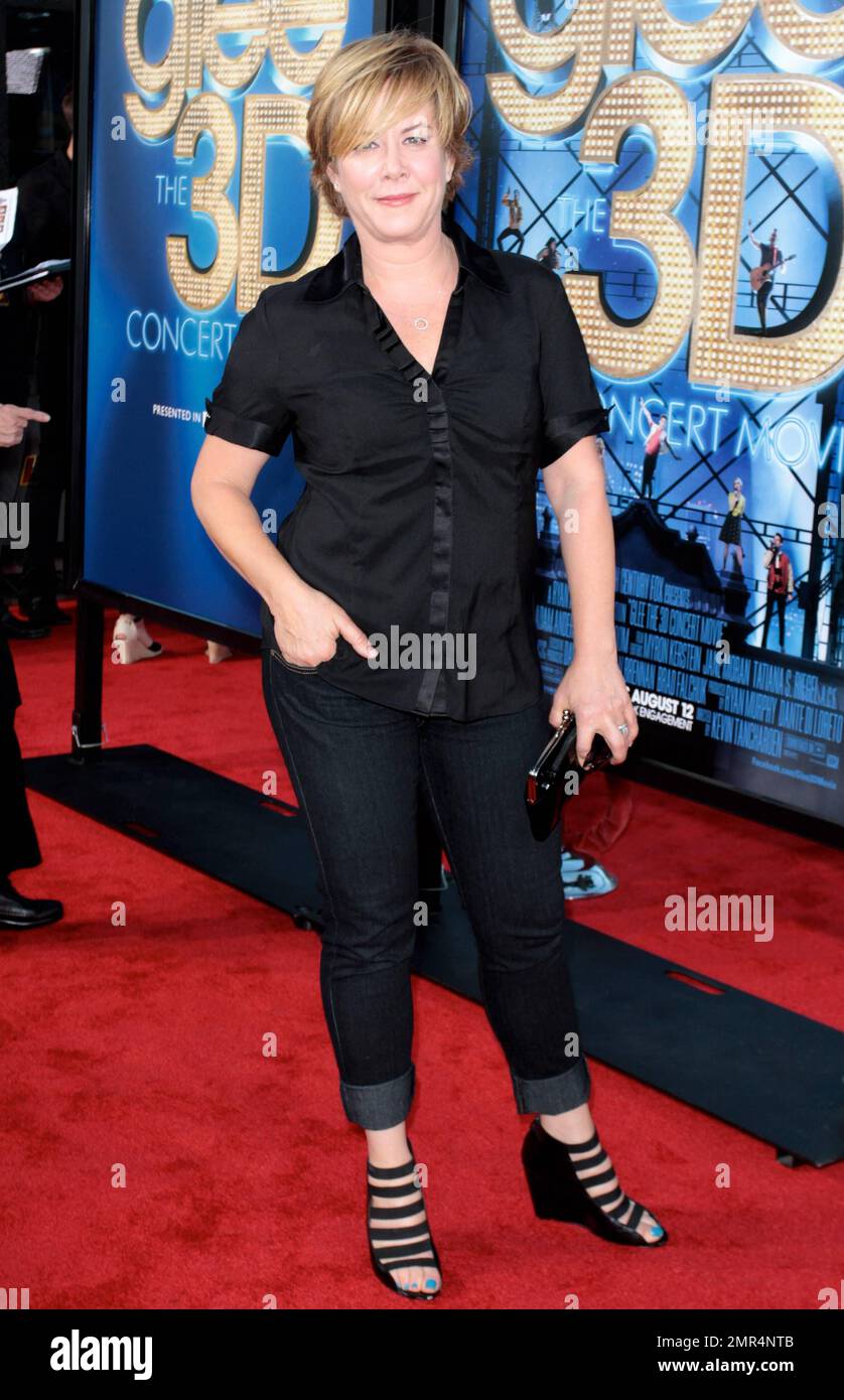 Actress Romy Rosemont arrives at the premiere of "Glee: The 3D Concert ...