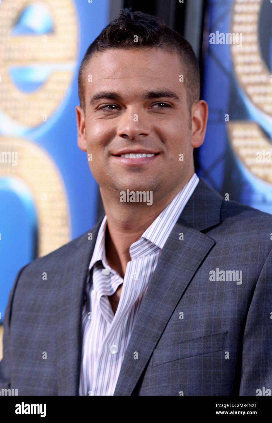 Actor Mark Salling attends the premiere of GLEE THE 3D CONCERT MOVIE at ...