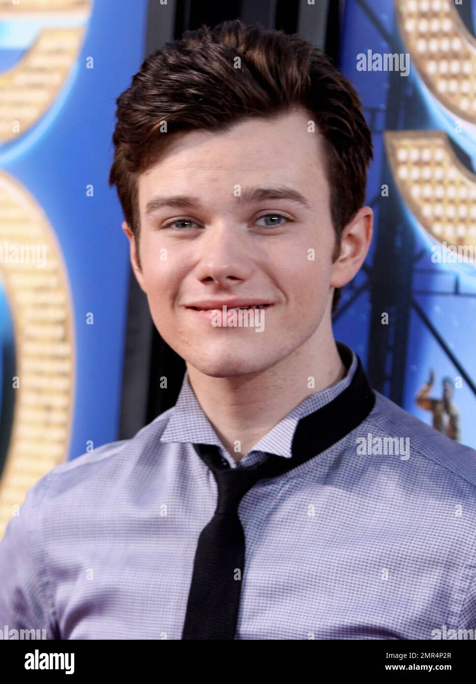 Actror Chris Colfer arrives at the premiere of "Glee: The 3D Concert ...