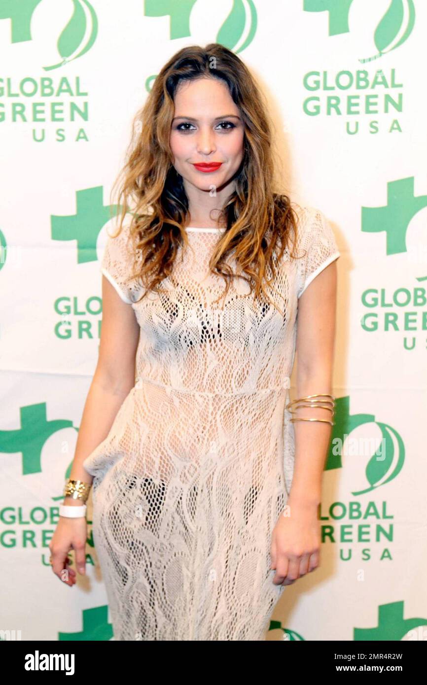 Josie Maran stands at the Global Green USAÕs 5th Annual Gorgeous and ...