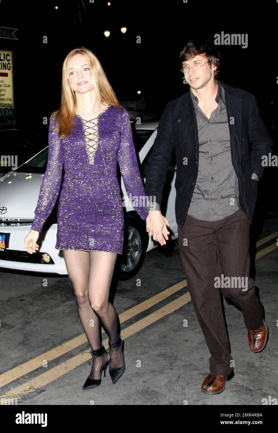 Heather graham and boyfriend hi-res stock photography and images - Alamy