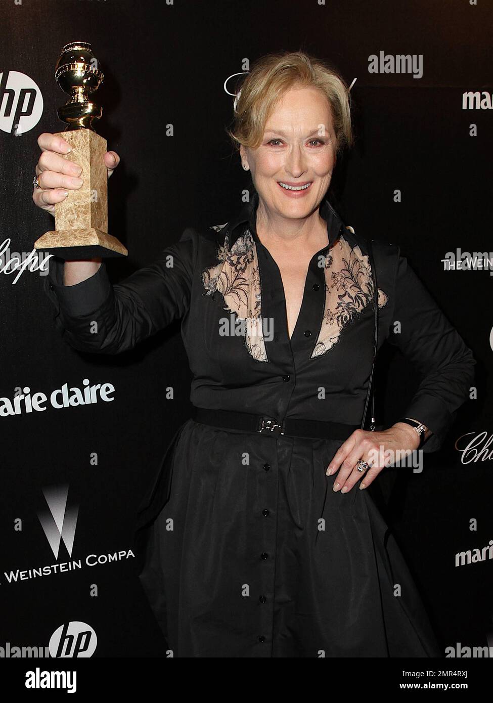 Meryl Streep at the Weinstein Company 2012 Golden Globes After Party ...